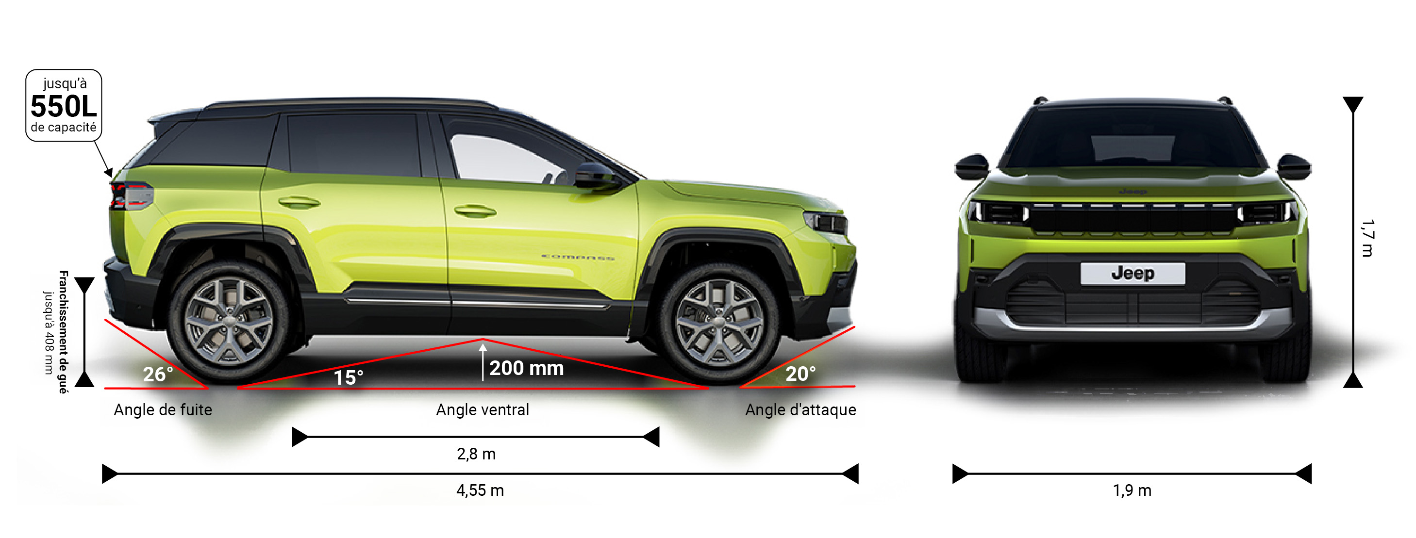 Nouvelle Jeep® Compass e-Hybrid | SUV compact hybride | Jeep® France
